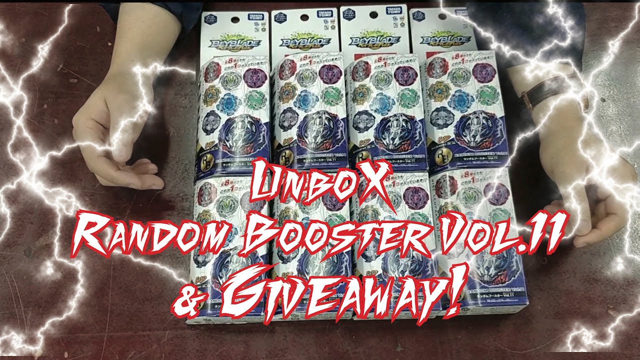 B-118 Random Booster Vol.11 Unboxing + Giveaway Announcement! - YouTube