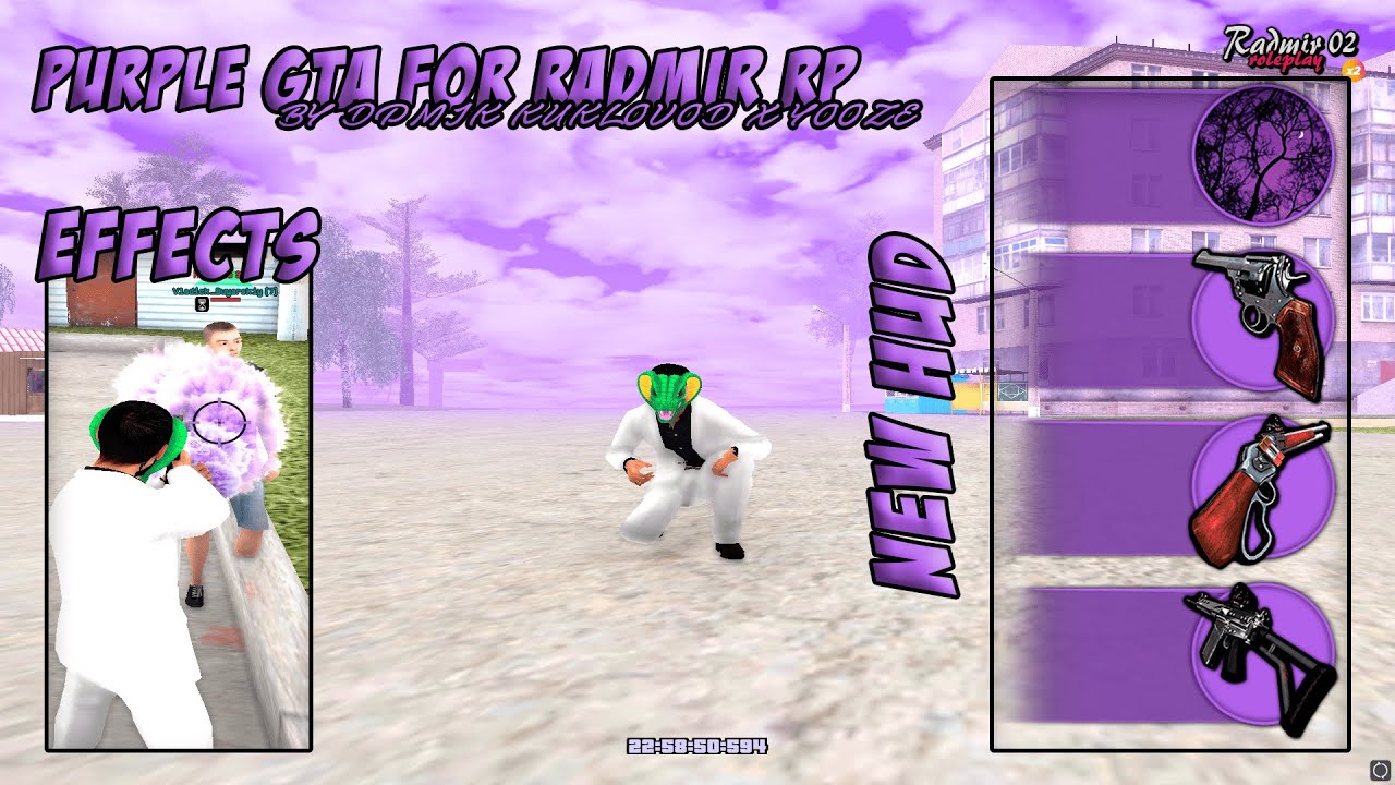 PURPLE GTA FOR RADMIR RP - YouTube
