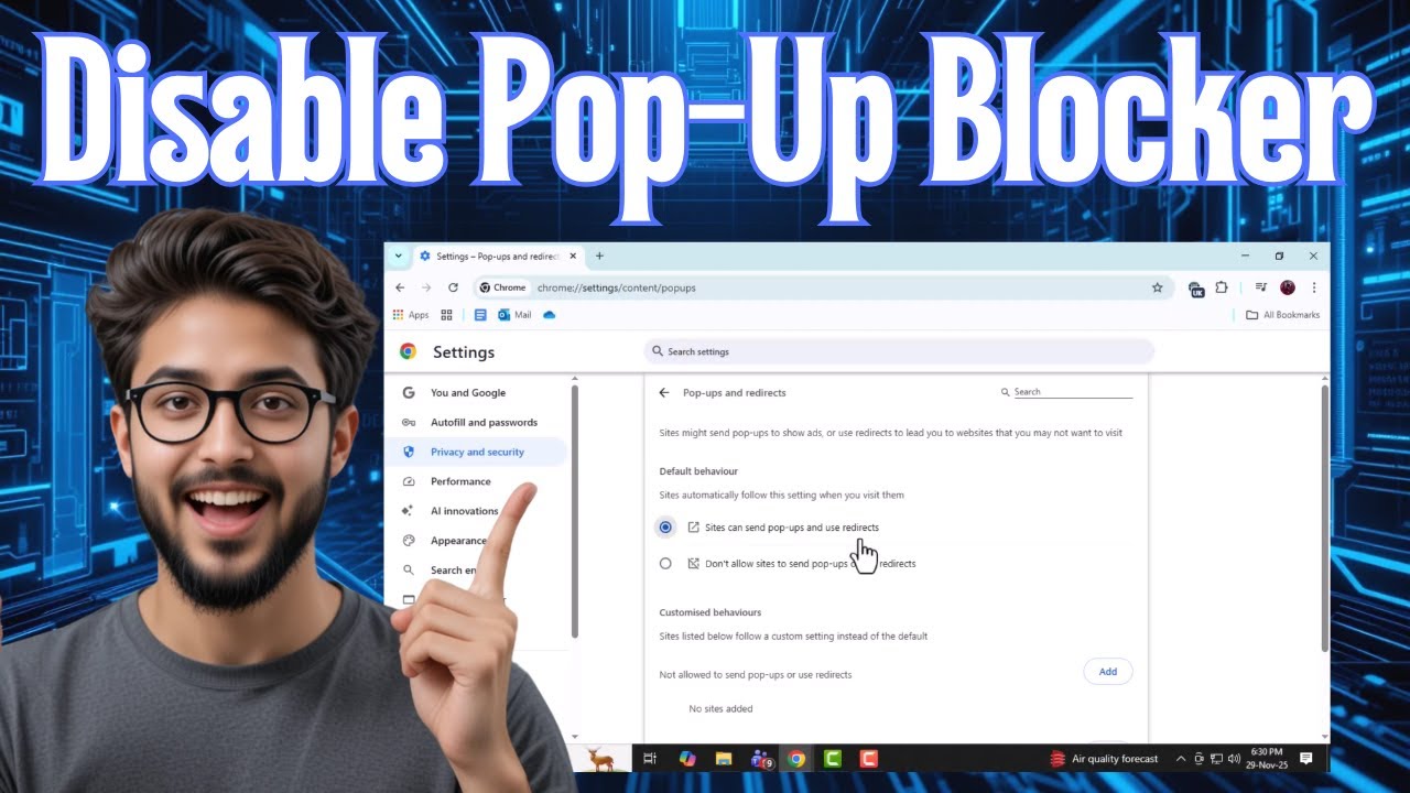 How To Remove Pop Up Blocker On Windows 10 | Step-by-Step Guide (2026 ...