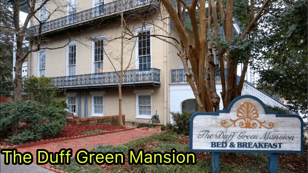 The Duff Green Antebellum Mansion (1856) - YouTube