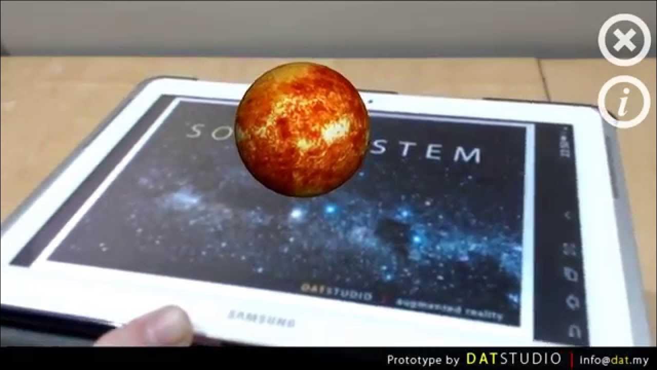 Augmented Reality - Solar System - YouTube