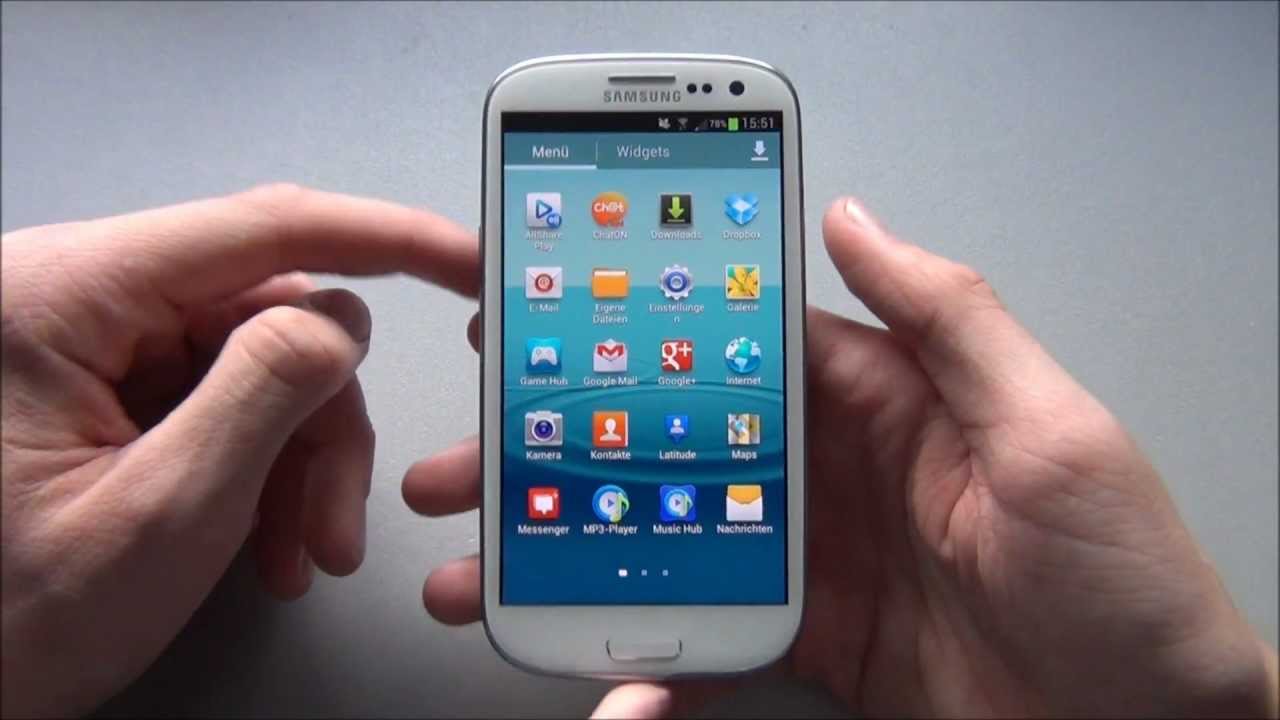 Samsung Galaxy S3 - Review - YouTube