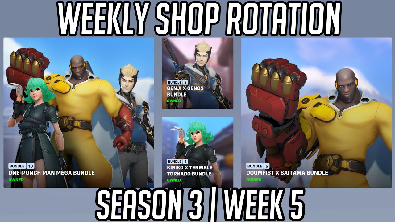 Season 3 | Week 5 Shop Rotation - Overwatch 2 - YouTube