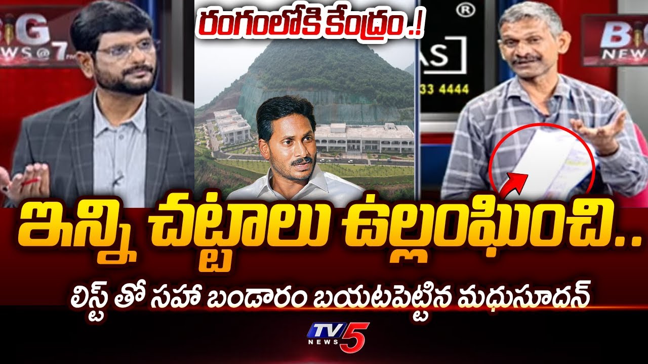 Analyst Madhusudhan Reddy Reveals Shocking Proofs Of Rushikonda Palace ...