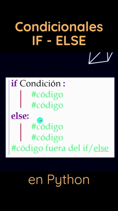 Condicional If Else En Python Aprenderpython Pythonprogramming Programacion Youtube
