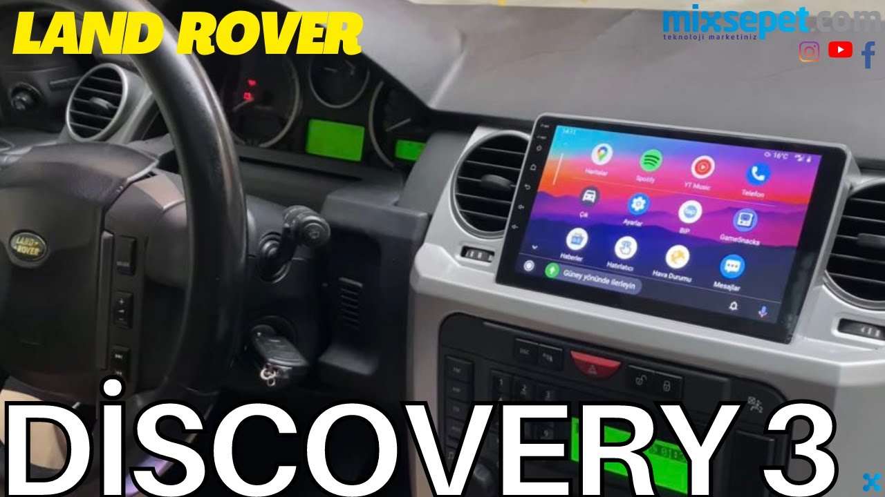LAND ROVER DİSCOVERY 3 CarPlay ve AndroidAuto Destekli Android ...