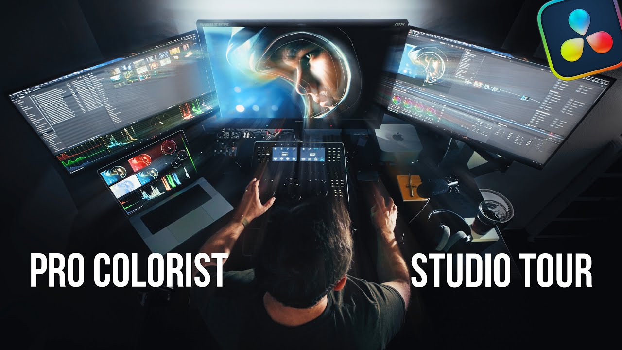 Pro Colorist Studio Tour - My COMPLETE Color Grading Suite Walkthrough ...