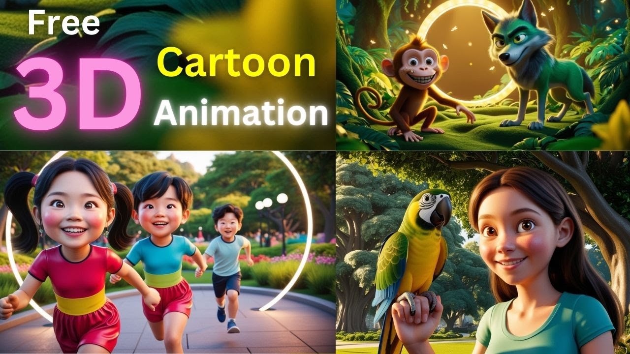 FREE 3D Cartoon Animation Videos #ai #aitools #cartoon #animation - YouTube