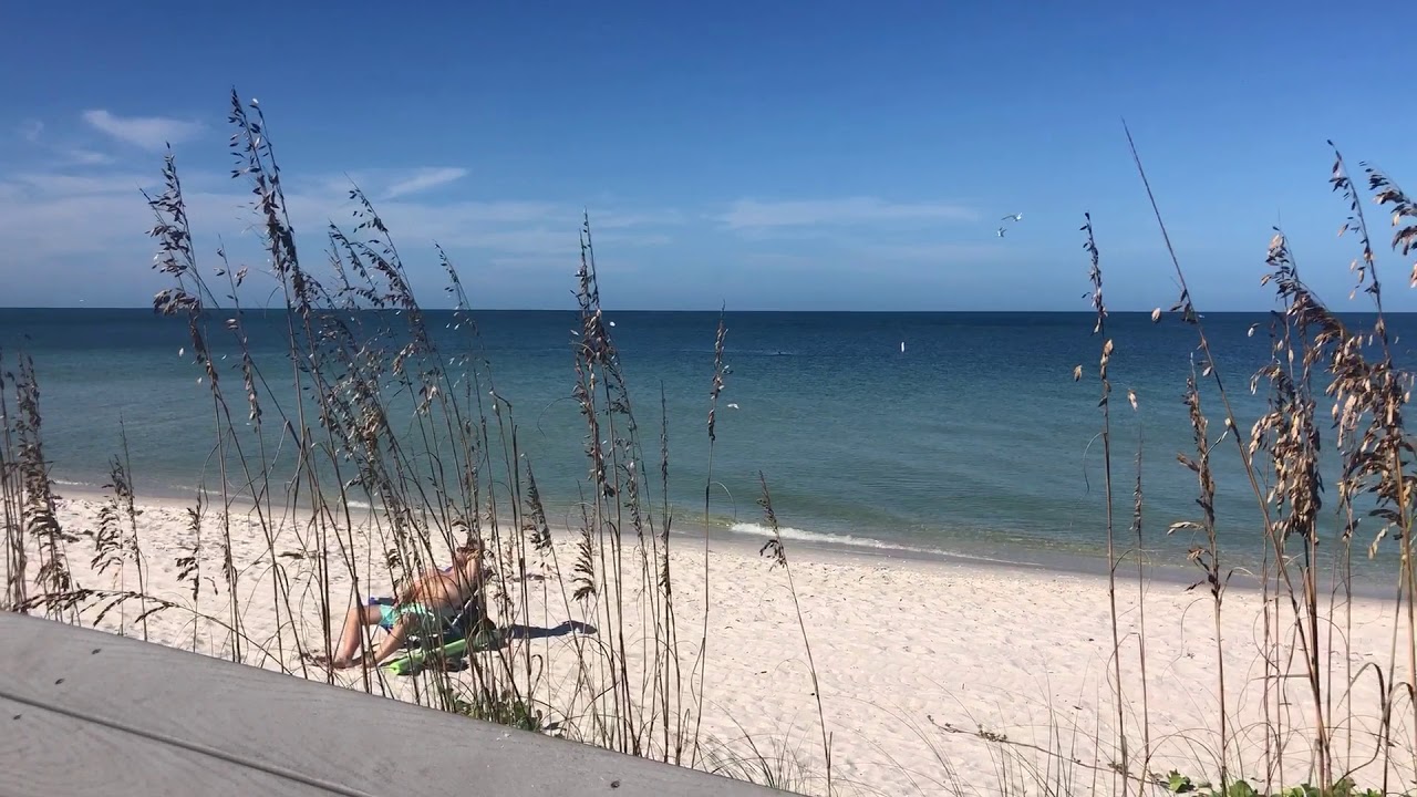 Area 1 Beach at Delnor-Wiggins Pass State Park 09 23 19 - YouTube
