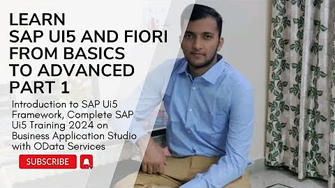 SAP Ui5 and Fiori Training on BAS with ODATA | Learn SAP Ui5 and Fiori completely from Scratch ...