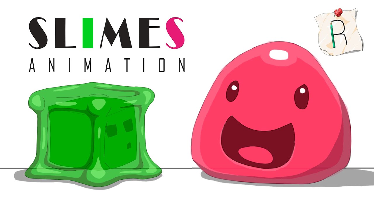 Slimes [OpenToonz Animation] / Слаймы [Анимация в OpenToonz] - YouTube