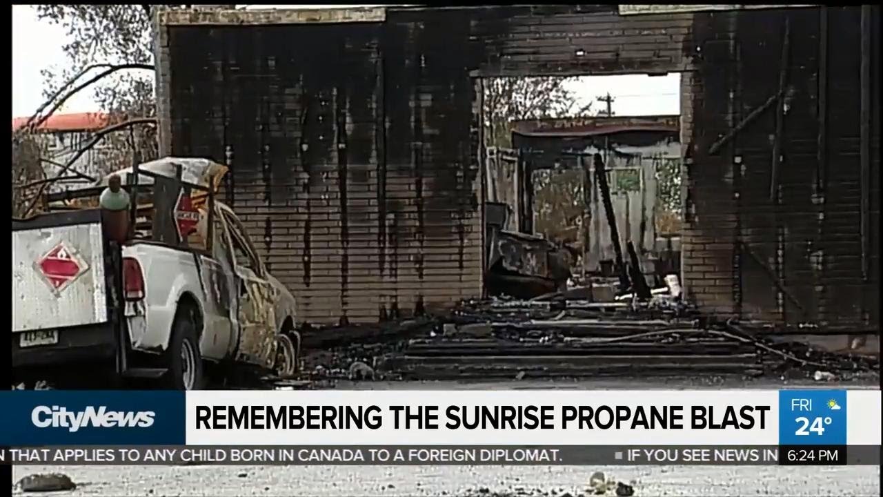 City planning to redevelop site of Sunrise Propane blast - YouTube
