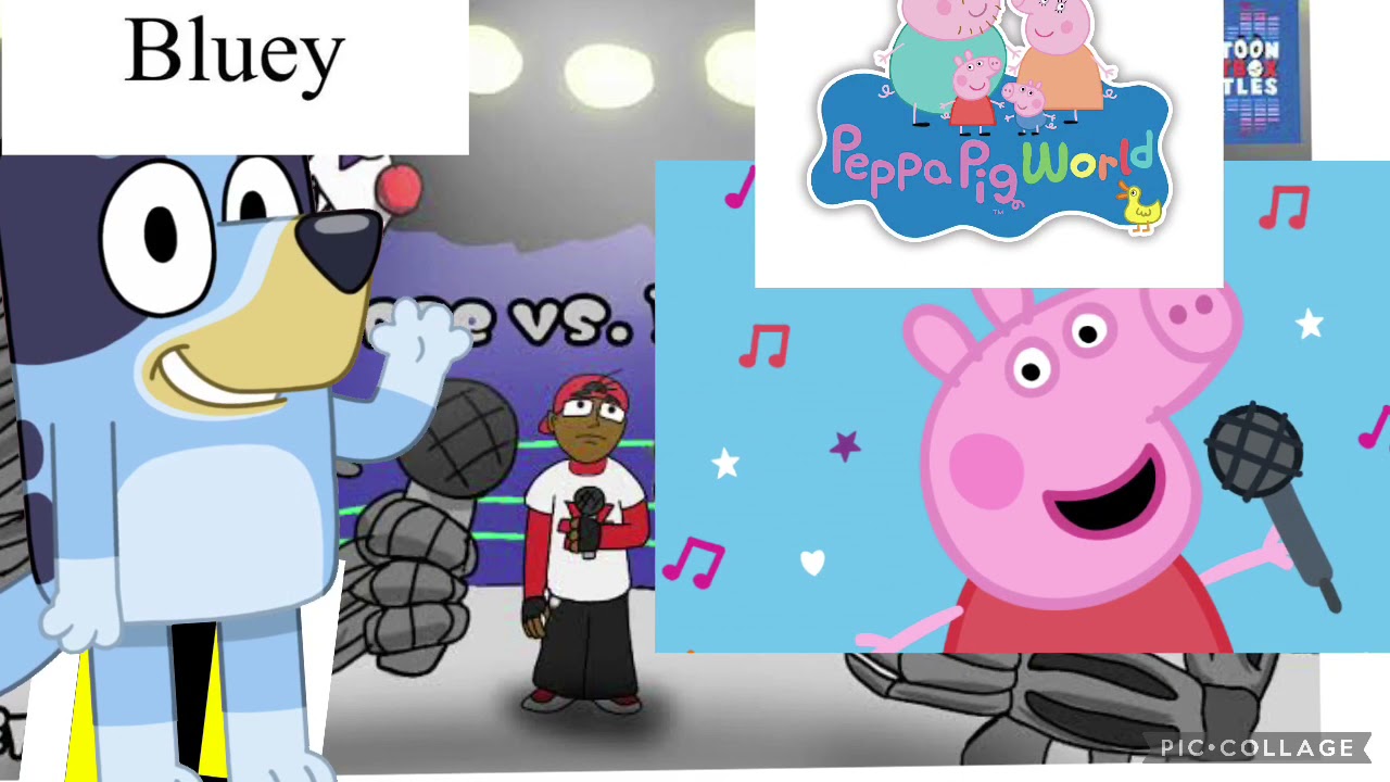 Peppa Pig versus bluey - YouTube