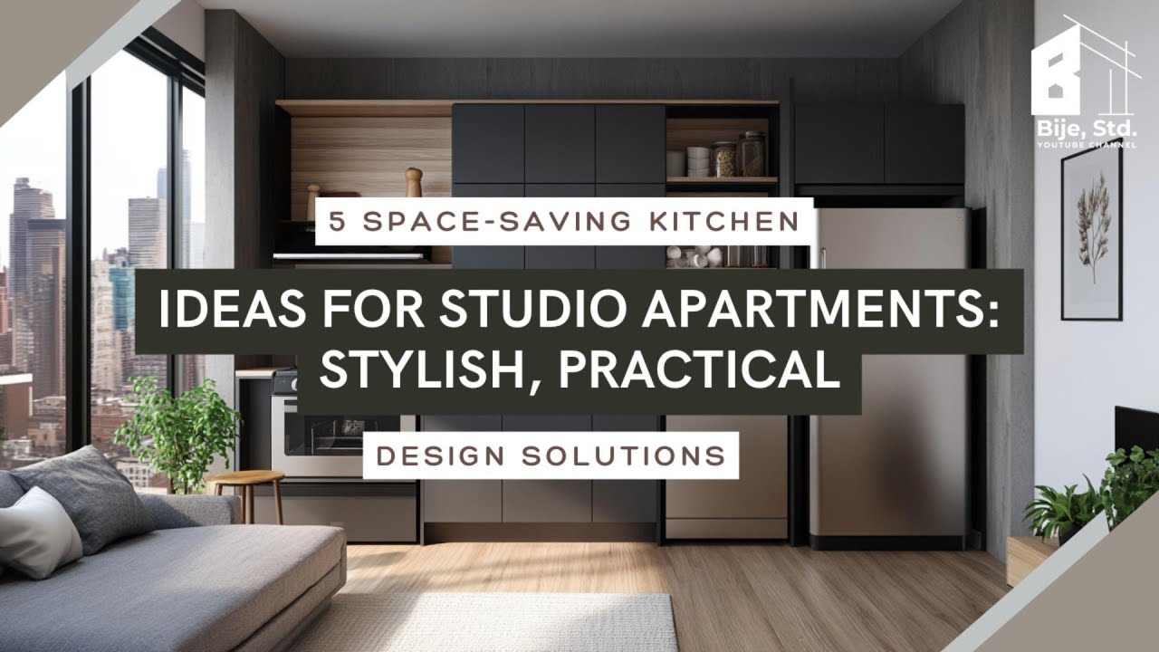 5 Space-Saving Kitchen Ideas for Studio Apartments: Stylish, Practical ...