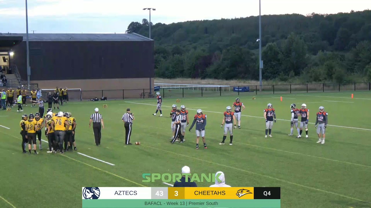 UK American Football - Bristol Aztecs v Hertfordshire Cheetahs - YouTube