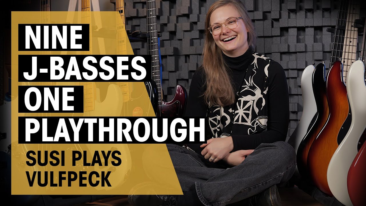 9 Jazz Basses | Susi Lotter | Vulfpeck - 1612 Playthrough | Thomann ...