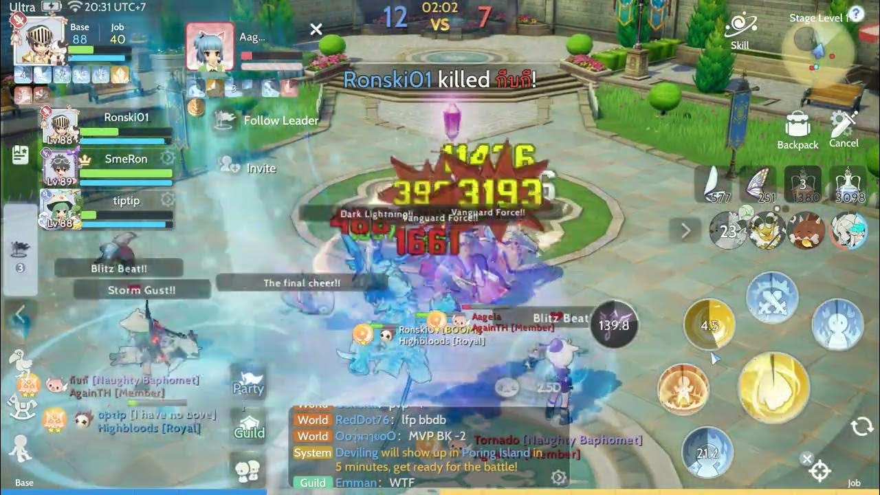 RAGNAROK ORIGIN GLOBAL | LORD KNIGHT | ARENA 3V3 #3 - YouTube