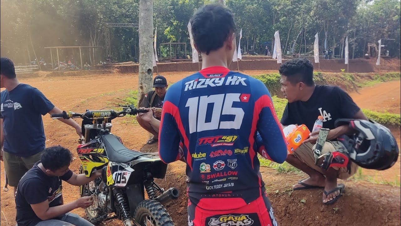 SETTING BEBEK MODIF RAJA GRASSTRACK INDONESIA!! PERHATIKAN CARA STAR ...