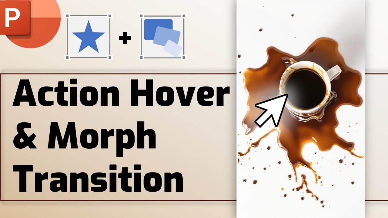 Next Level PowerPoint Design | Using Action hover and morph transition ...