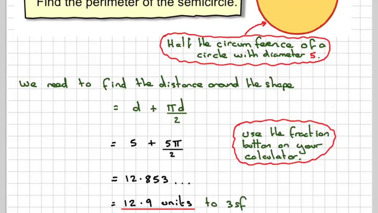 Finding The Perimeter Of A Semicircle YouTube finding-the-perimeter-of-a-semicircle-youtube