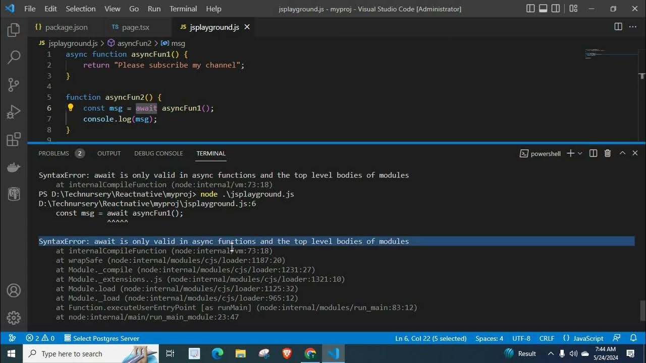SyntaxError Await Is Only Valid In Async Functions And The Top Level syntaxerror-await-is-only-valid-in-async-functions-and-the-top-level