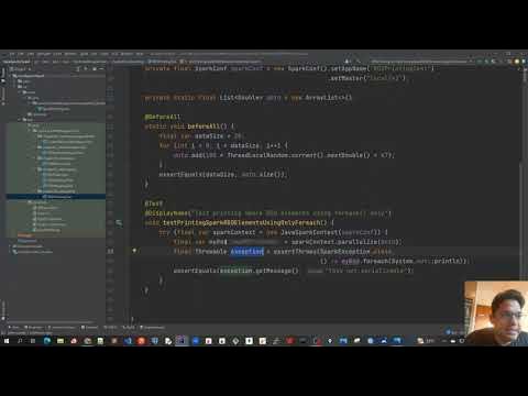 45 - Spark RDD - Printing elements using Spark foreach() - YouTube