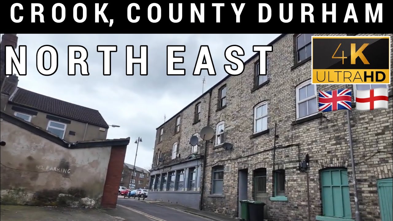 CROOK, COUNTY DURHAM NORTH EAST 4K NO MUSIC WALKING VIDEO - YouTube