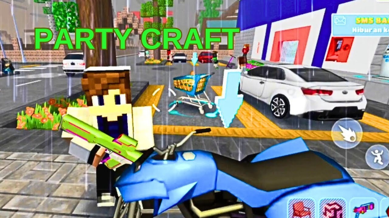 PARTY CRAFT SIMULATOR #gameanak #partycraft #kartunanak - YouTube