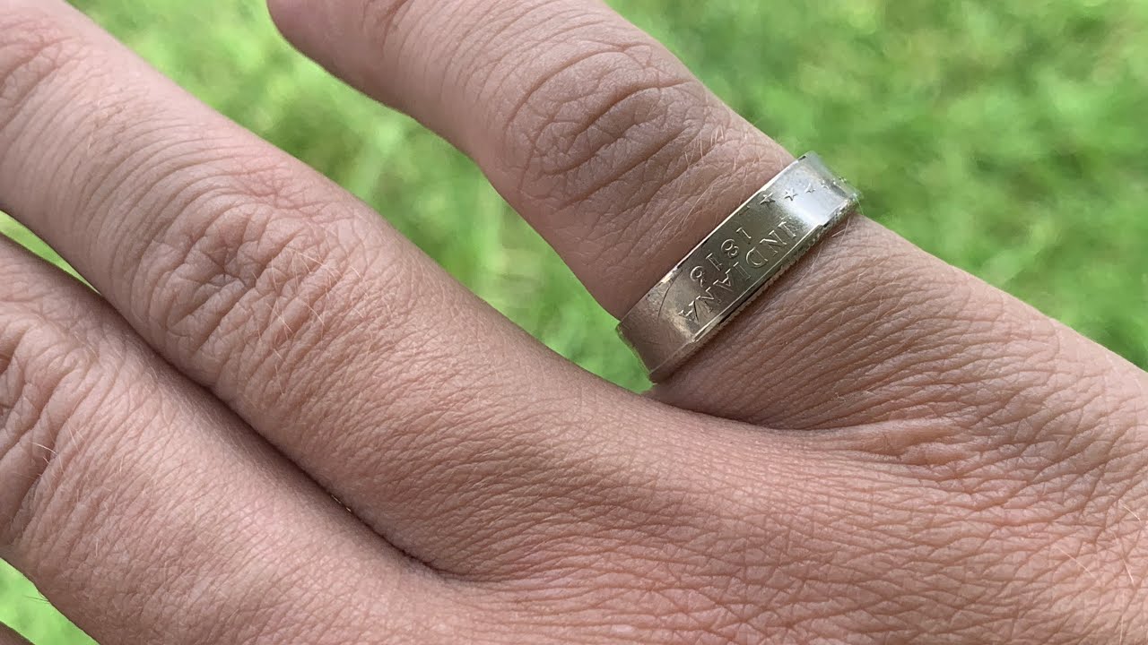How To Make A Coin Ring - STEP BY STEP WALKTHROUGH - YouTube
