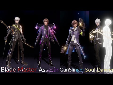 Dragon Raja: All Starting Classes and Animation - YouTube