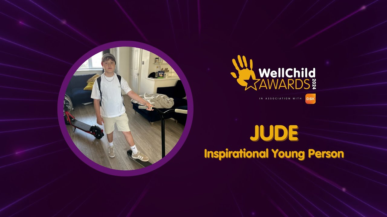 Jude Allen | Inspirational Young Person 12-14 Years WellChild Award ...