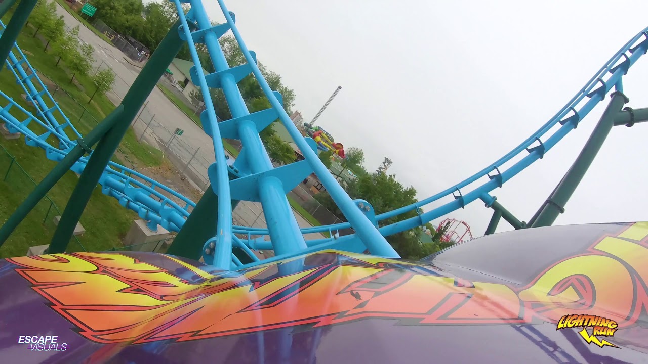 4k Lightning Run POV at Kentucky Kingdom - YouTube
