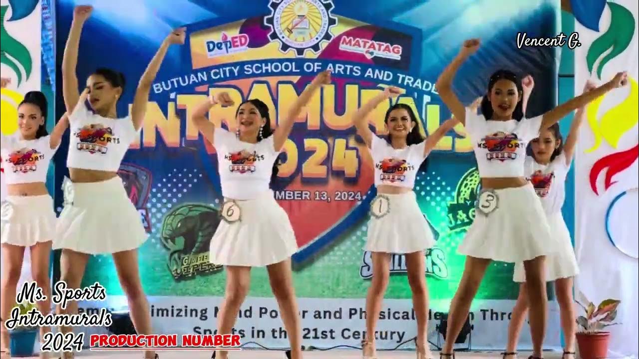 Ms. Sports Intramurals 2024 || Production Number - YouTube