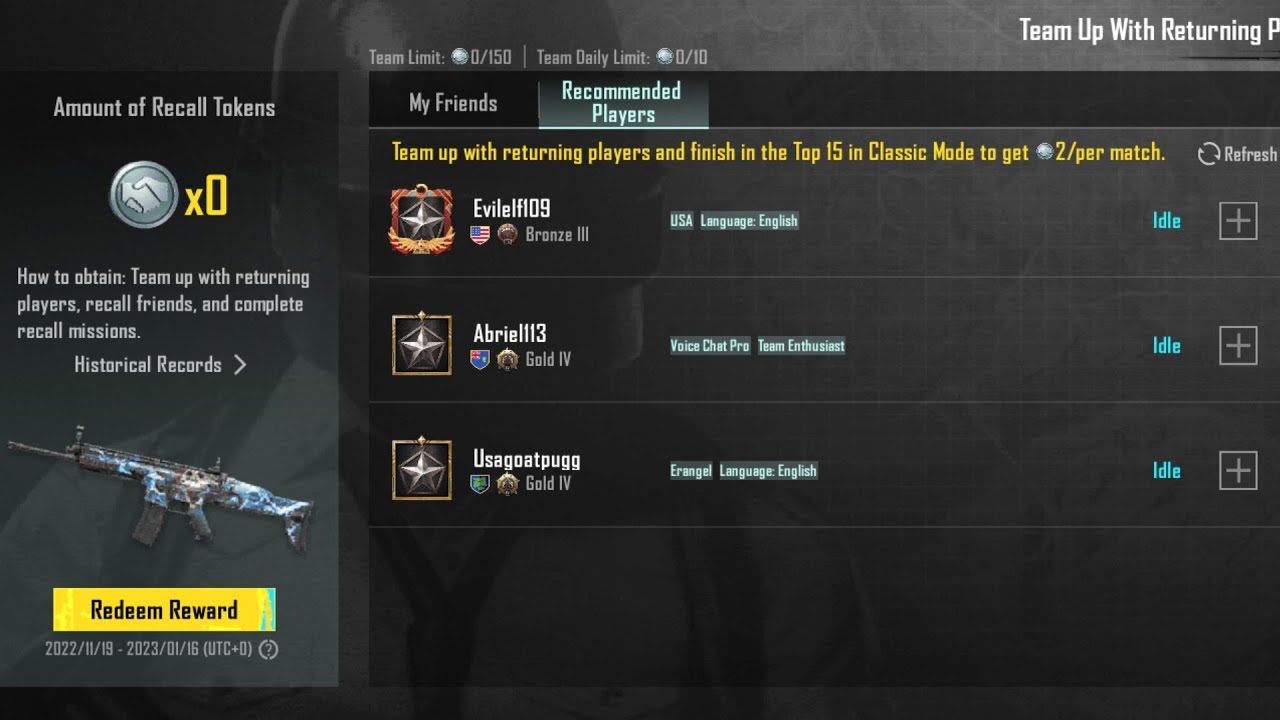 Pubg Mobile 2.4 Recall Event Explain || How To Get Recall Tokens In ...