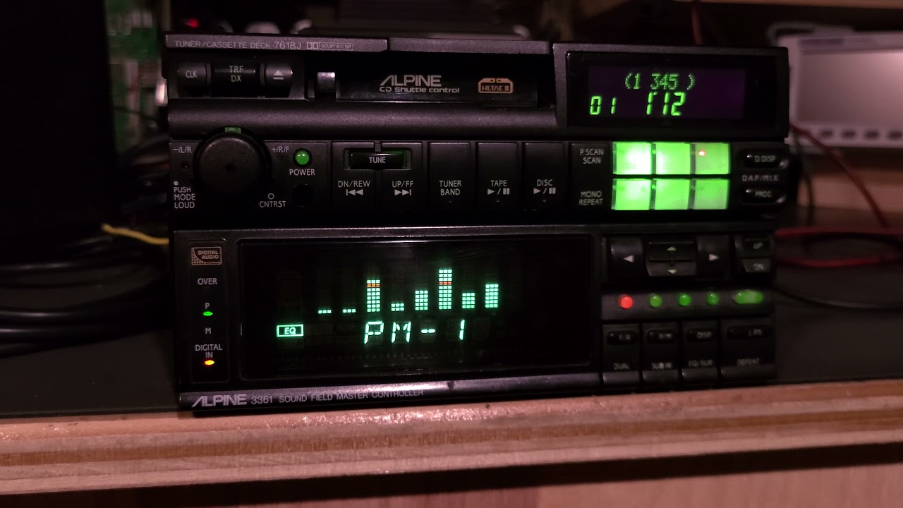 Alpine 7618J & 3361 - YouTube