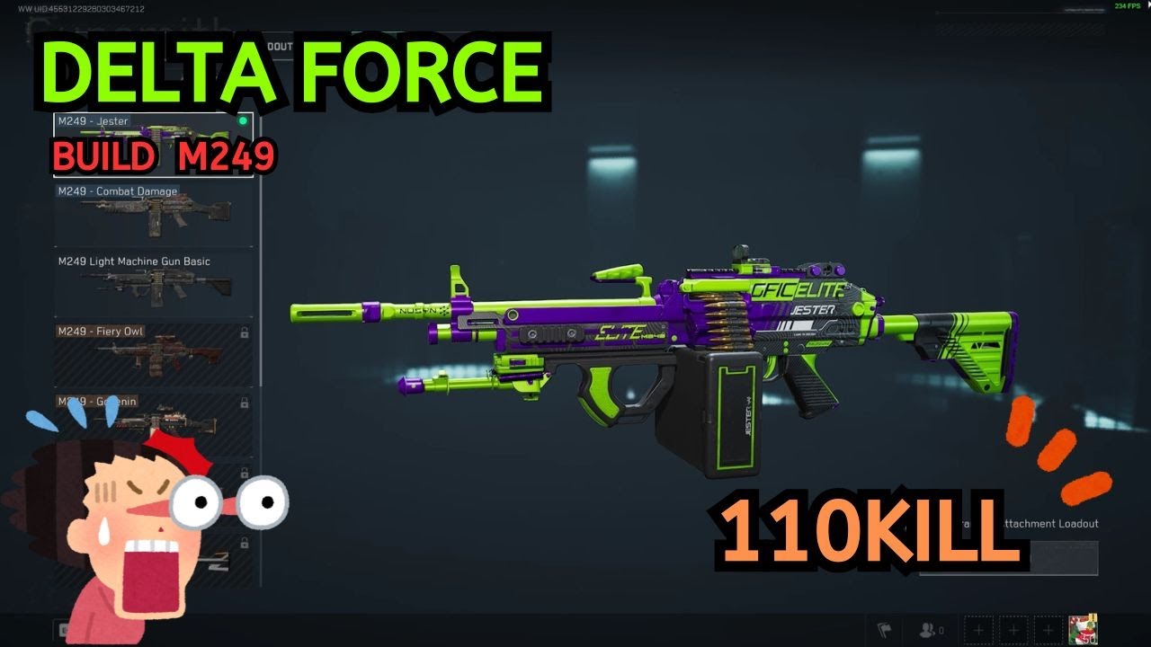 100kills+ Build M249 | Delta force - YouTube