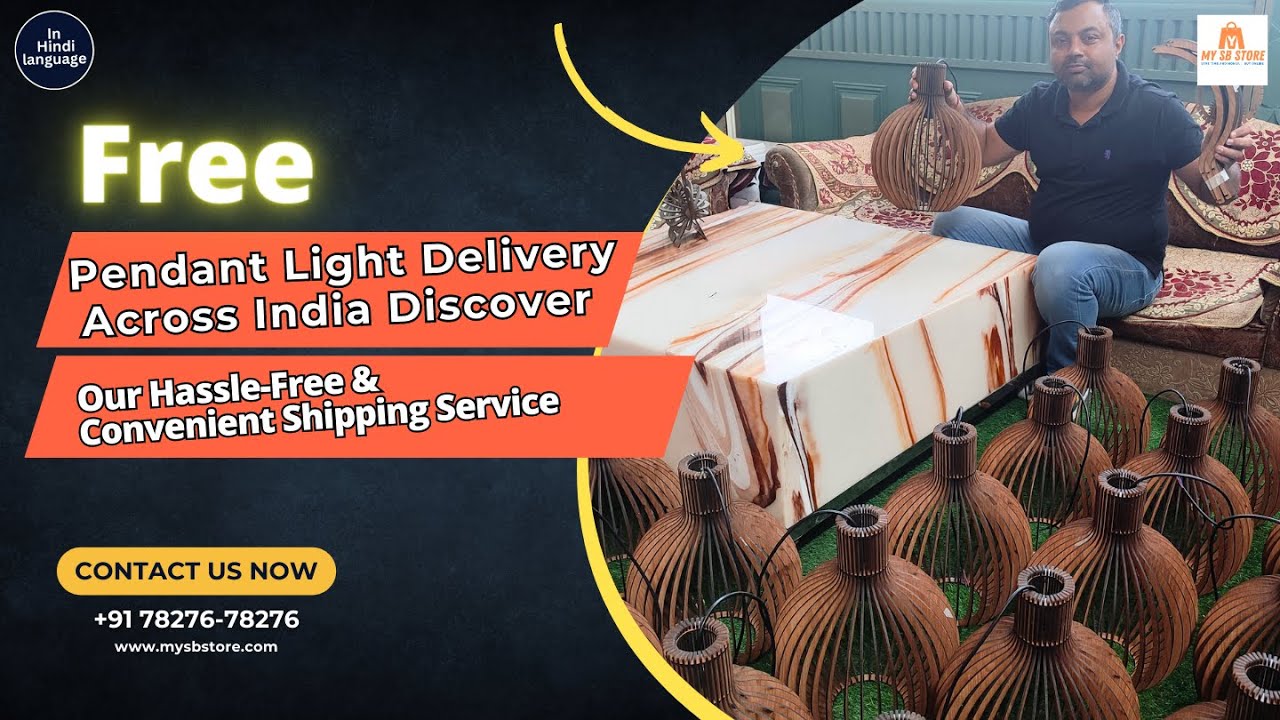 Free Pendant Light Delivery Across India Discover Our Hassle-Free ...