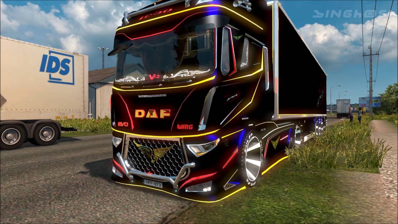 DAF EVO WING ETS2 Euro Truck Simulator 2 - YouTube