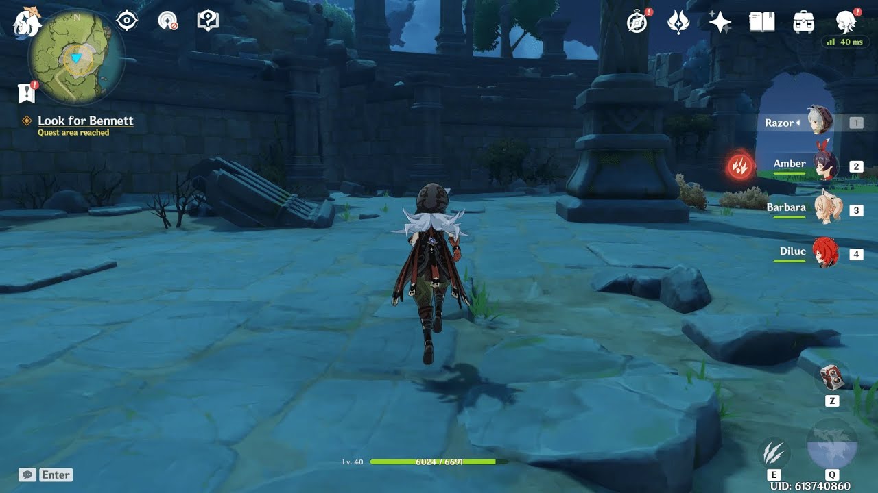 Look for Bennett - Realm of Fog and Wind - Genshin Impact - YouTube