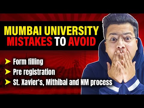 Mumbai University 2023 - Form Filling and Admission Process - YouTube