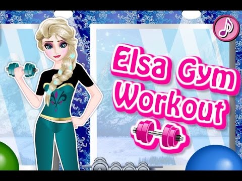 Elsa Gym Workout / Frozen Games - YouTube