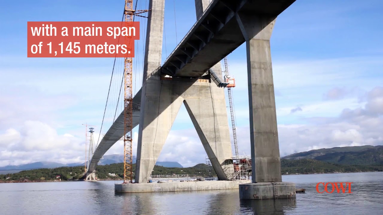 Narvik's new landmark - The Hålogaland Bridge - YouTube