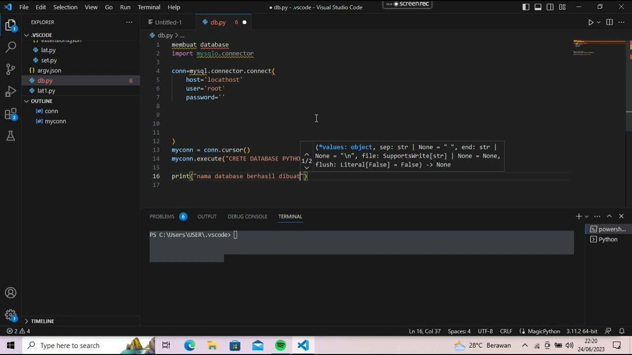 create database - YouTube