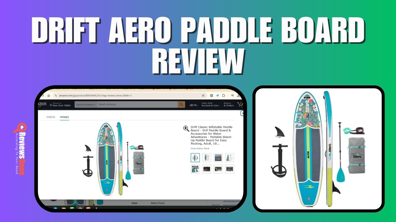 Drift Aero Paddle Board Review - Top Features & Honest Opinions - YouTube