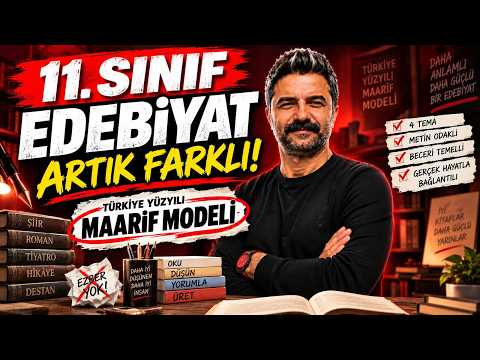 11.SINIF | Edebiyat Artık Farklı | Maarif Model | Rüştü Hoca