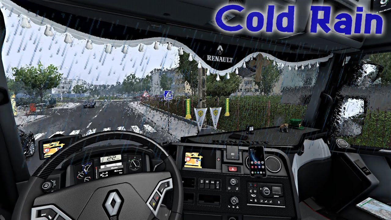 [ETS2 1.44] Cold Rain Mod v0.3 by Darkcaptain - YouTube