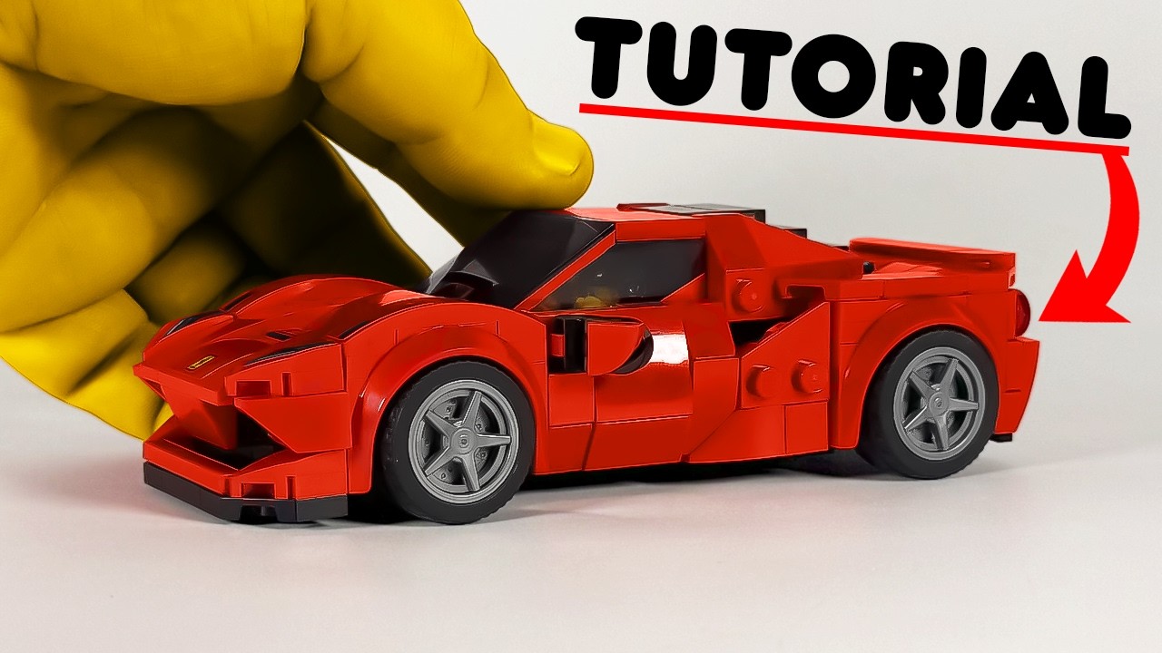 How I Rebuilt the LEGO Ferrari F8 Tributo From Scratch! - YouTube
