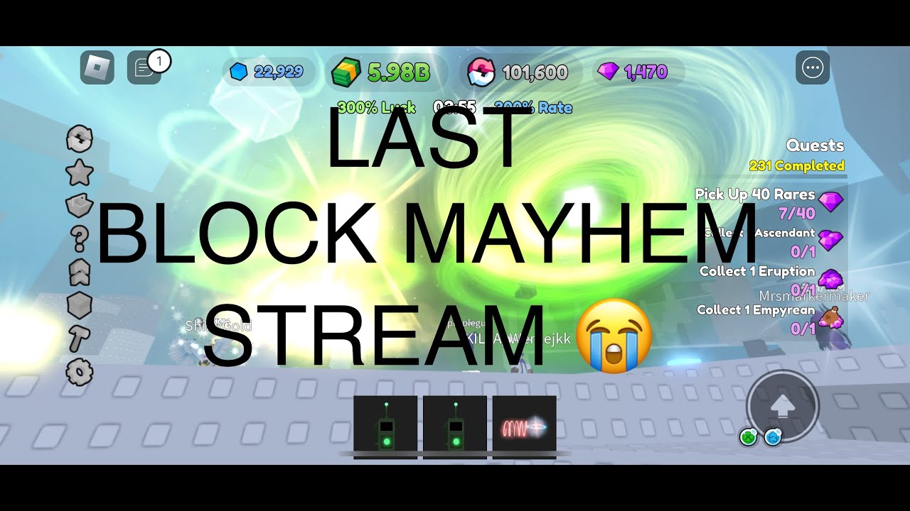 Last Block Mayhem Stream - YouTube