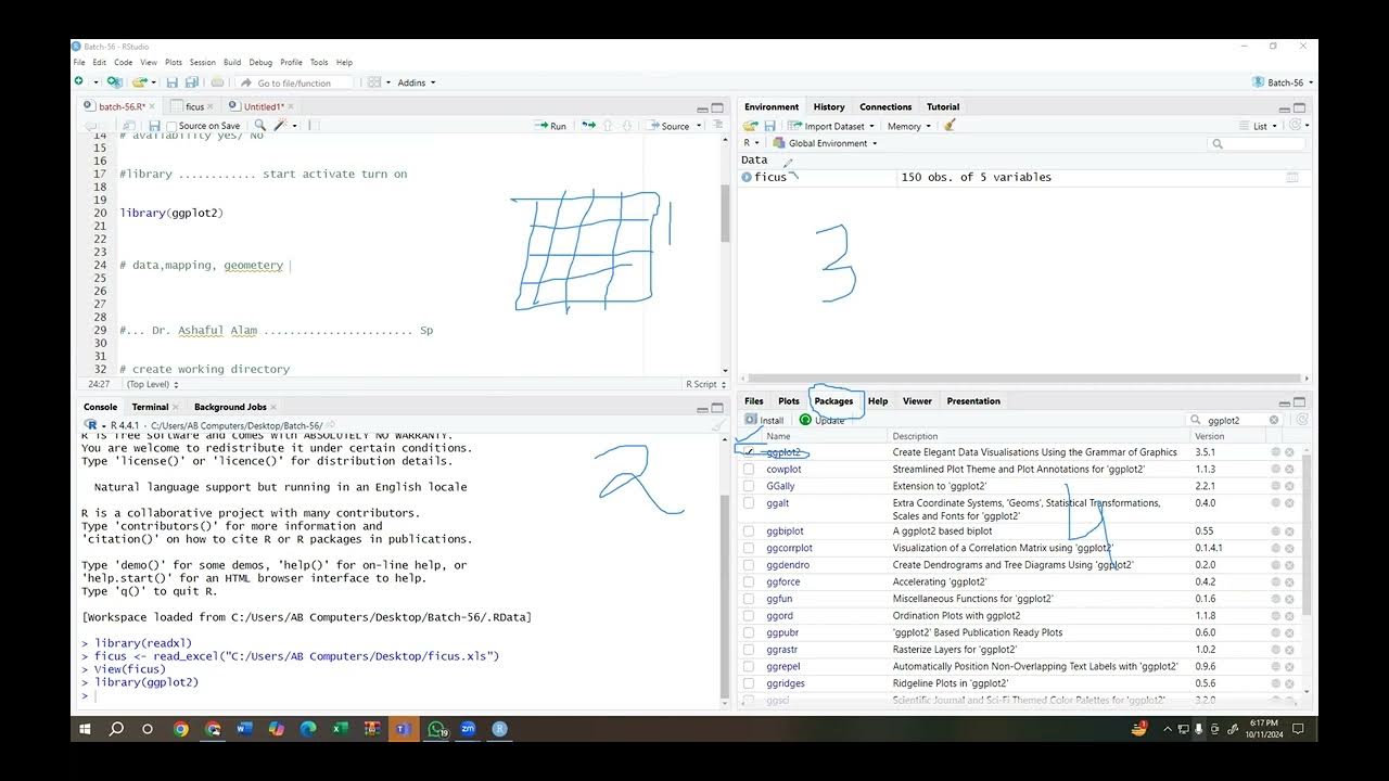 BAtch 56: BAsic plot in R with qplot function - YouTube