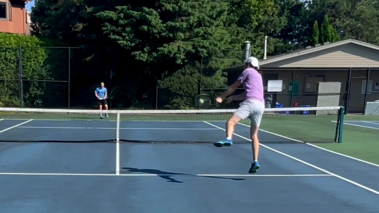 JonTaylorTennis - 252 - SERVE + BACKHAND (INSIDE-OUT WINNER) - YouTube